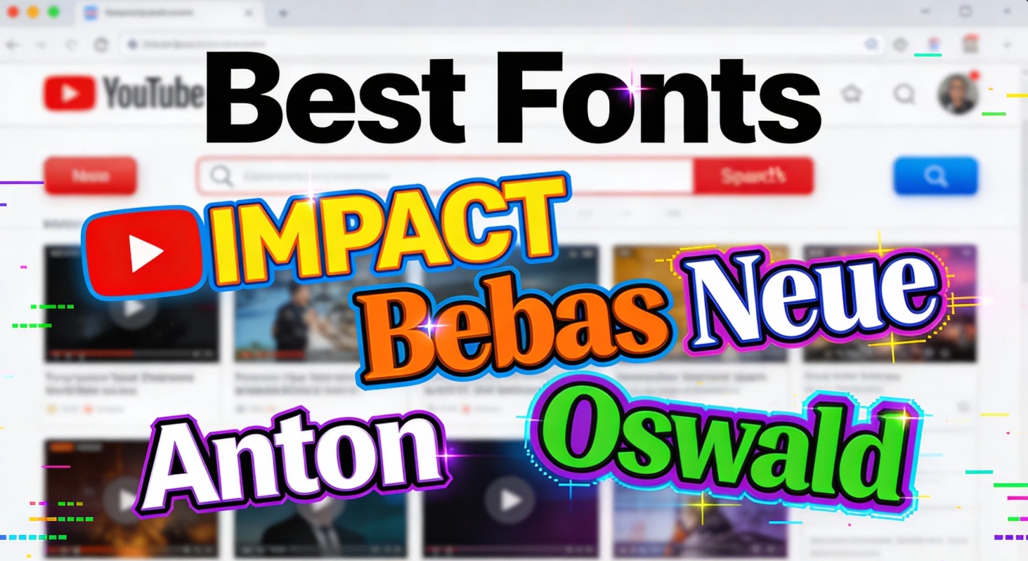 13 Best Fonts for YouTube Thumbnails | Zawa (formerly X-Design )